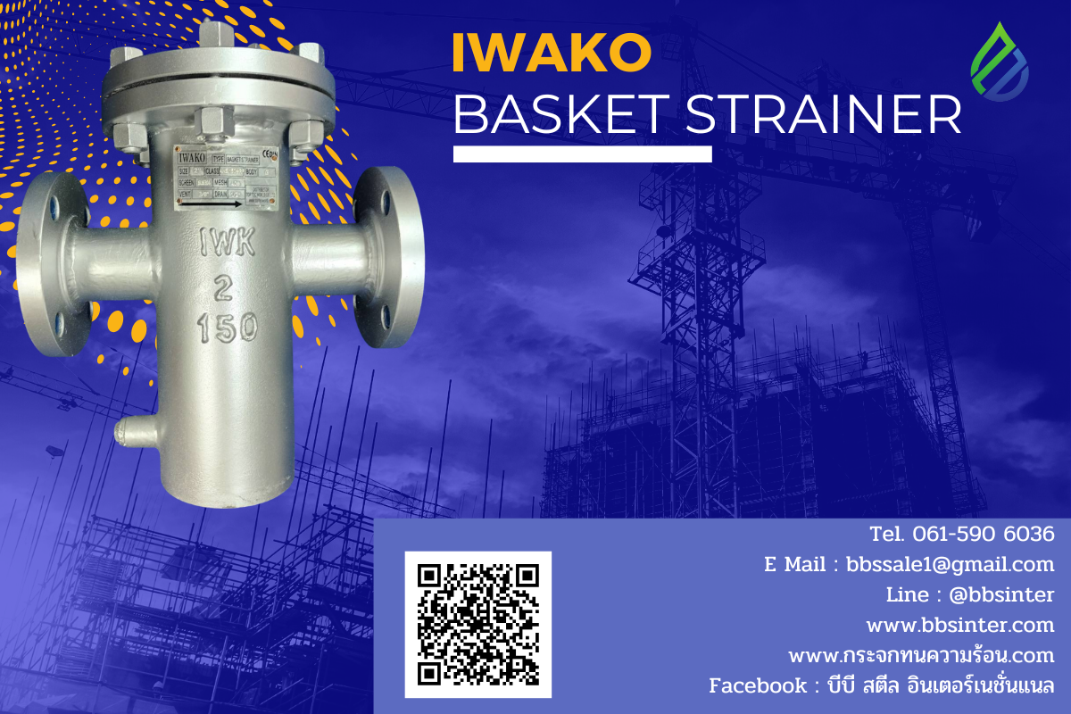 Single Filters IWAKO Strainer Basket Filter - www.bbsinter.com