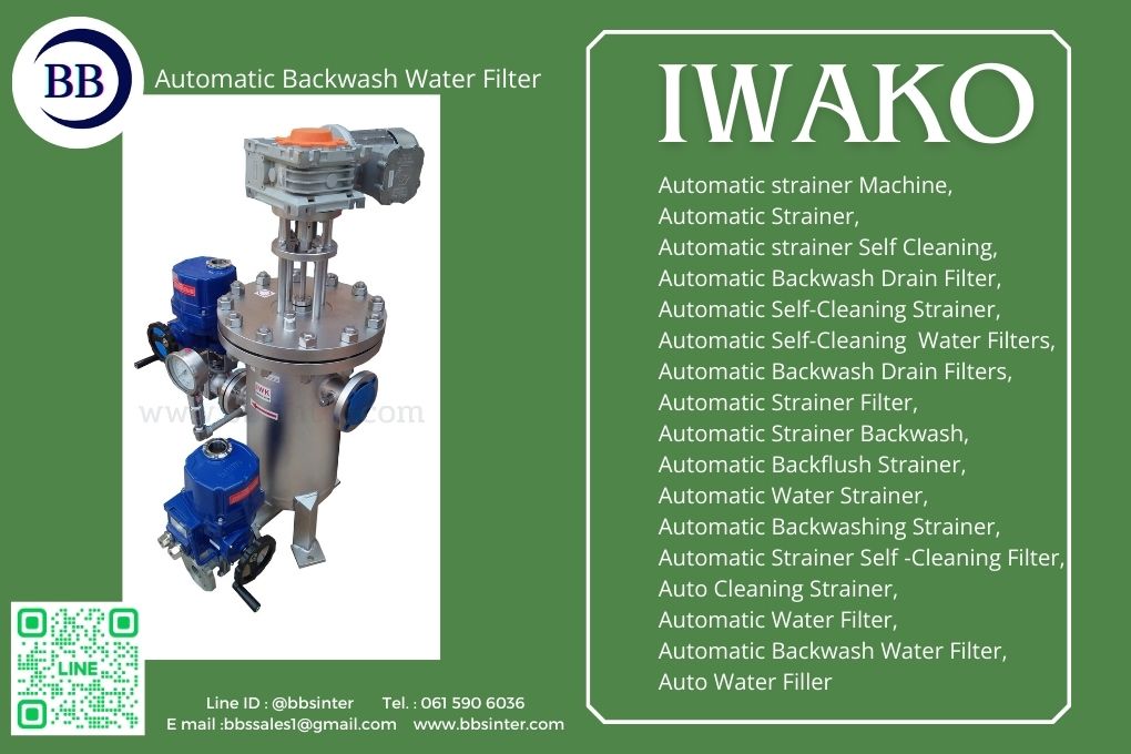 Automatic Self Cleaning Strainer IWAKO - www.bbsinter.com