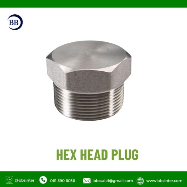 Hex Plug SUS 304/304L 3000P NPT 1-1/2