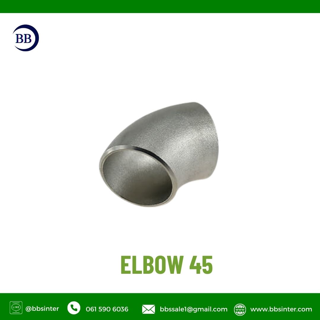 Elbow 45 A403 WP304/304L SMLS SCH.10S BW Size 1-1/2"